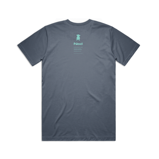 Photo T-Shirt Dark Blue | Ned Bayou Photo T-Shirt Dark Blue | Ned Bayou