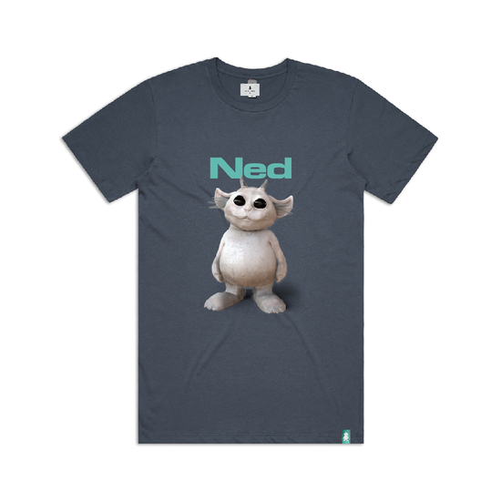 Photo T-Shirt Dark Blue | Ned Bayou Photo T-Shirt Dark Blue | Ned Bayou
